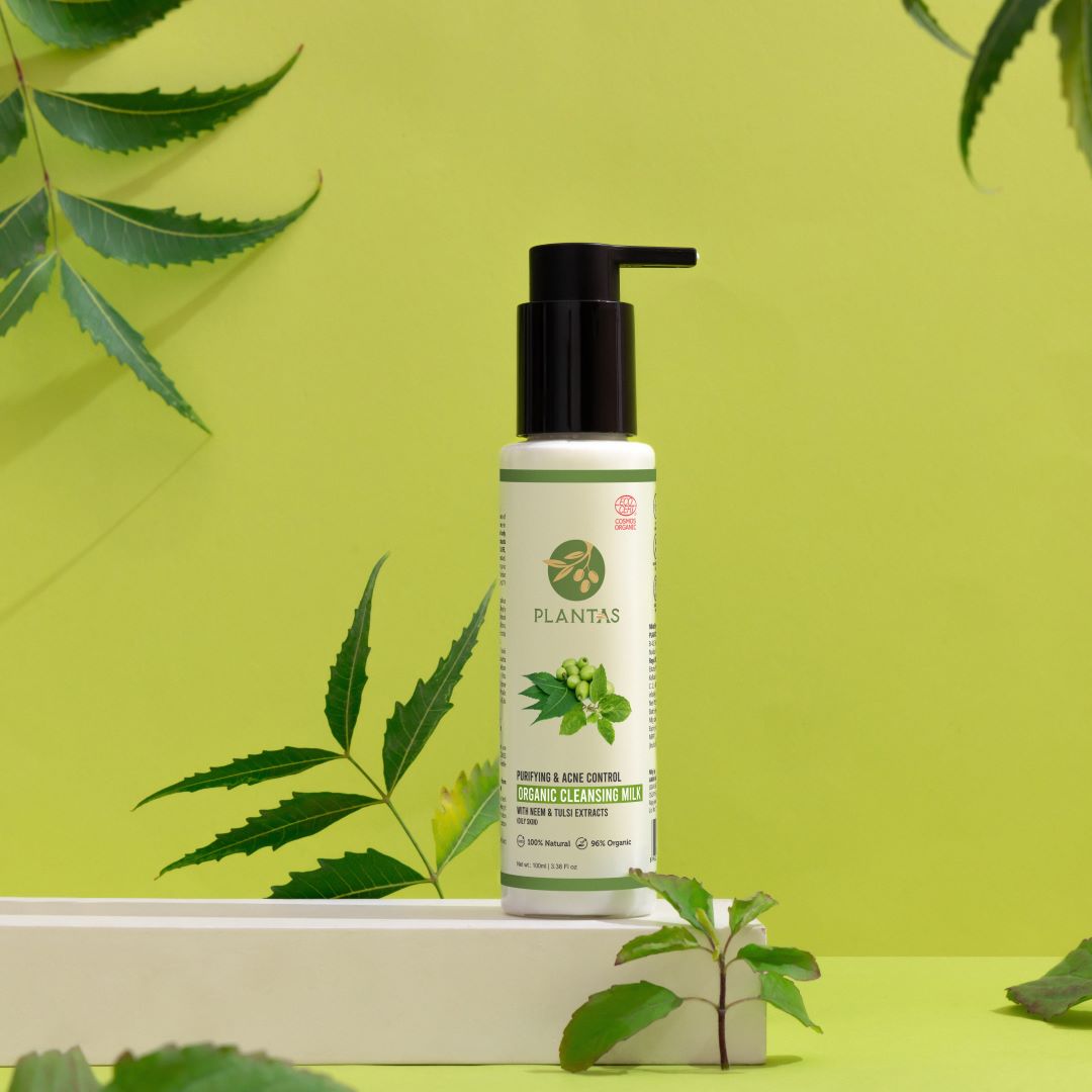 Buy Organic Cleansing Milk For Purifying & Acne Control 100ml | Plantas ...
