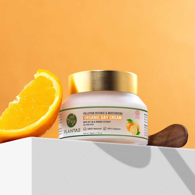 Organic Day Cream with SPF 30 - Pollution Defence 50g | Plantas Care