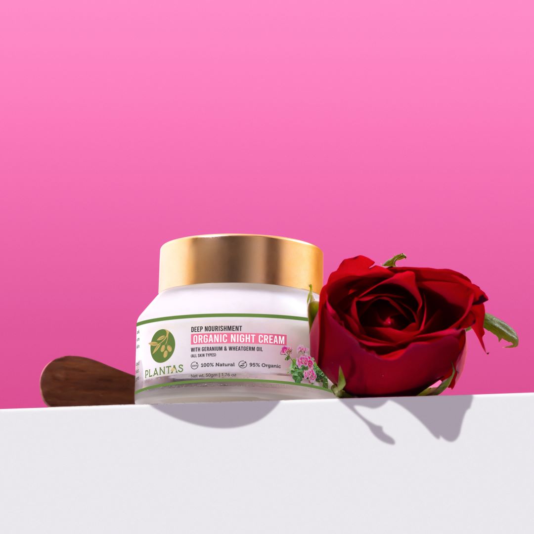 Buy Natural & Organic Night Cream For Deep Nourishment 50g | Plantas Care