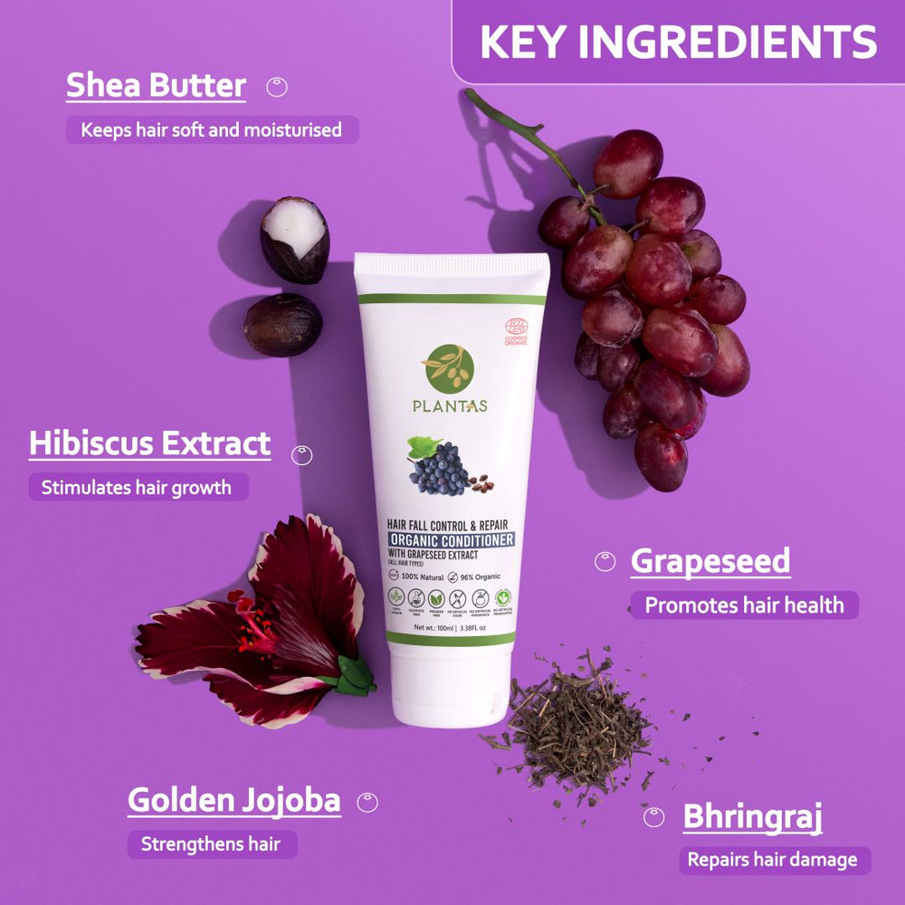 Buy Organic Hair Conditioner For Hair Fall Control & Repair 100ml ...