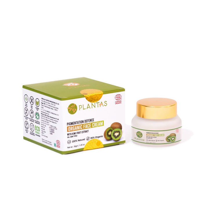 Buy Organic Face Cream For Pigmentation Defence 30g | Plantas Care
