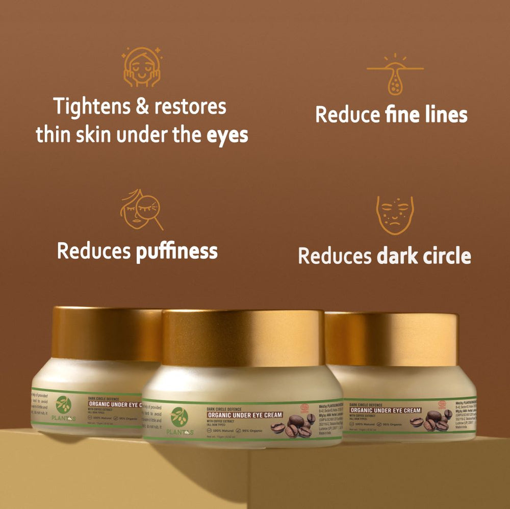 Buy Organic Under Eye Cream For Dark Circle Defence 15g | Plantas Care